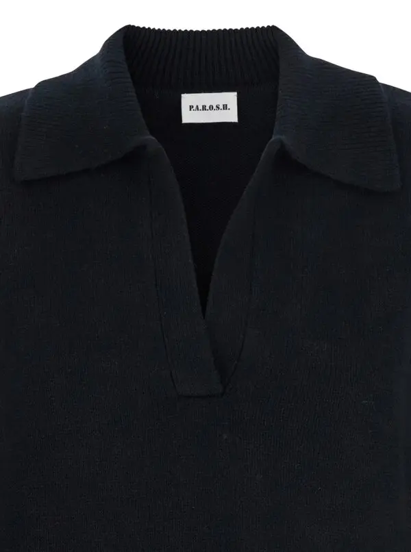 P.a.r.o.s.h Relaxed Knitted Polo Sweater