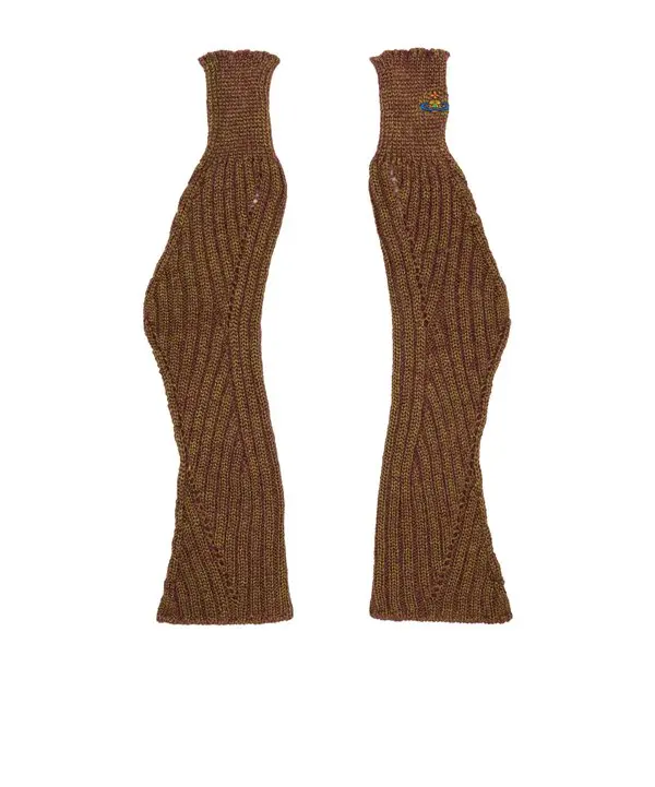 VIVIENNE WESTWOOD Mary Arm Warmers - Brown