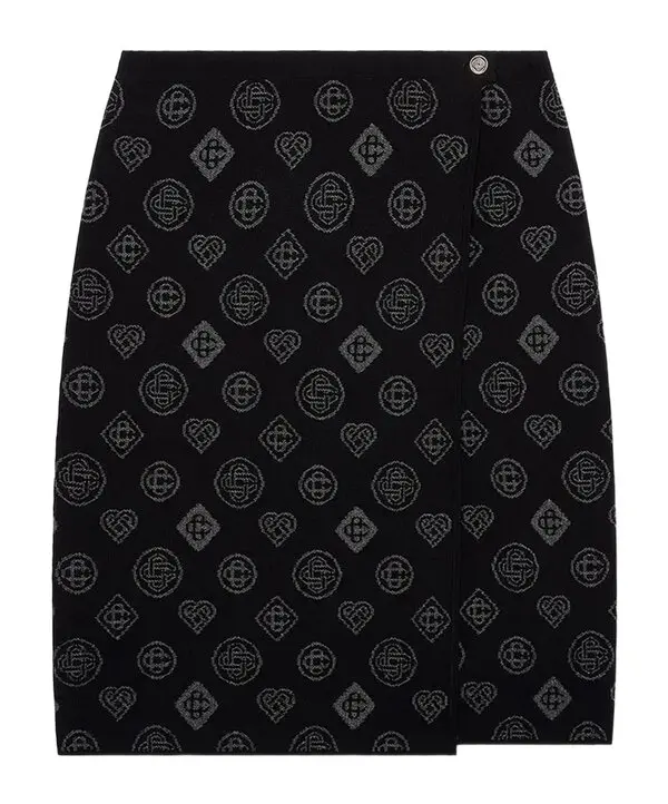 Casablanca Wrap Skirt - Black