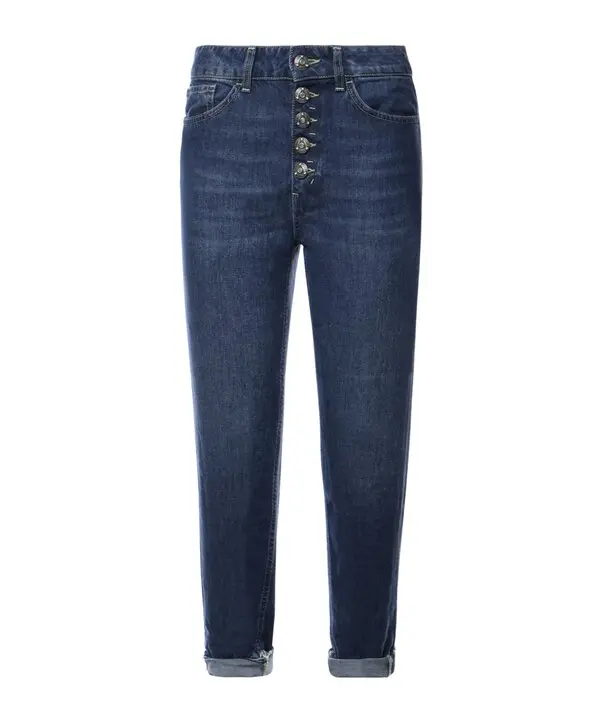 DONDUP High-rise Button-fly Jeans - Blue