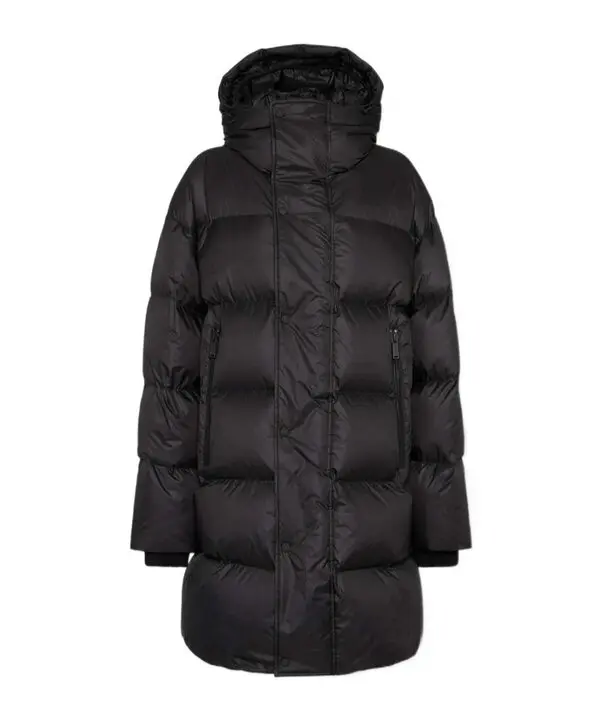 Dsquared2 Long Sleeved Hooded Down Coat - Black