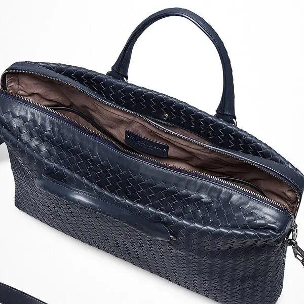 Bottega Veneta Intrecciato Leather Briefcase