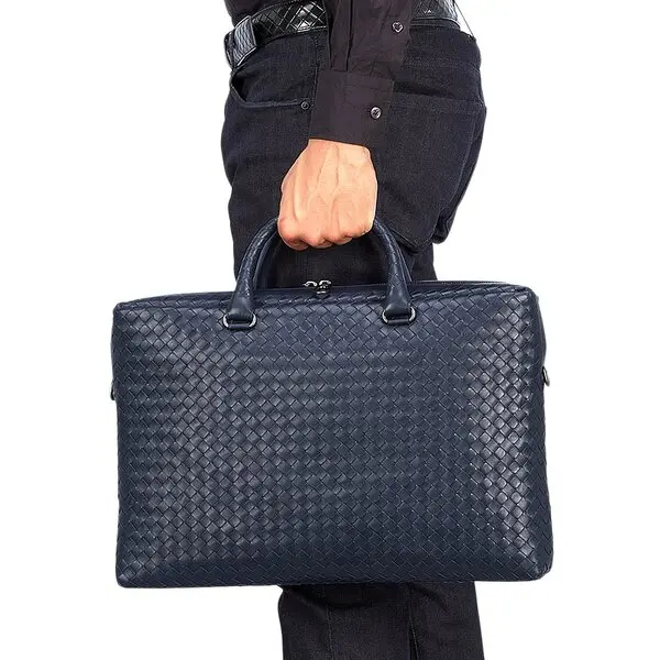 Bottega Veneta Intrecciato Leather Briefcase