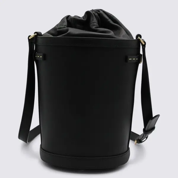 Valentino Garavani Antibes Vlogo Signature Drawstring Bucket Bag - Black