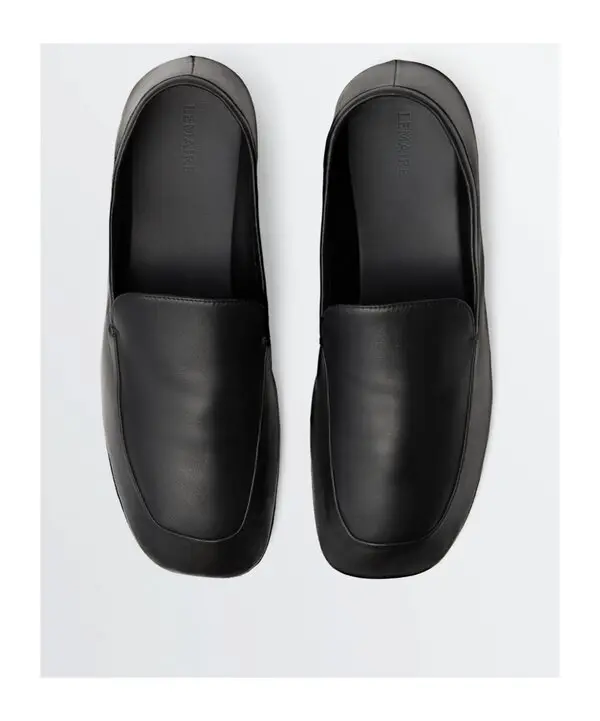 LEMAIRE Lined Leather Slippers