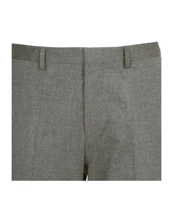 Hugo Boss Tailored Trousers With Belt Loops And Patch Pockets