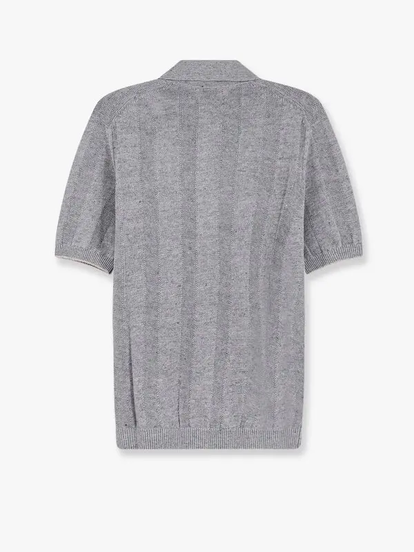Brunello Cucinelli Short-sleeved Knitted Shirt