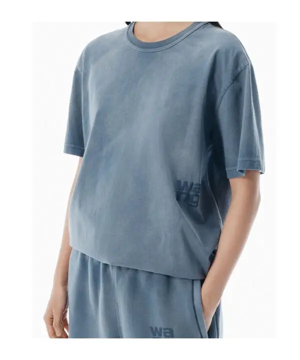 Alexander Wang Puff Logo Jersey T-shirt