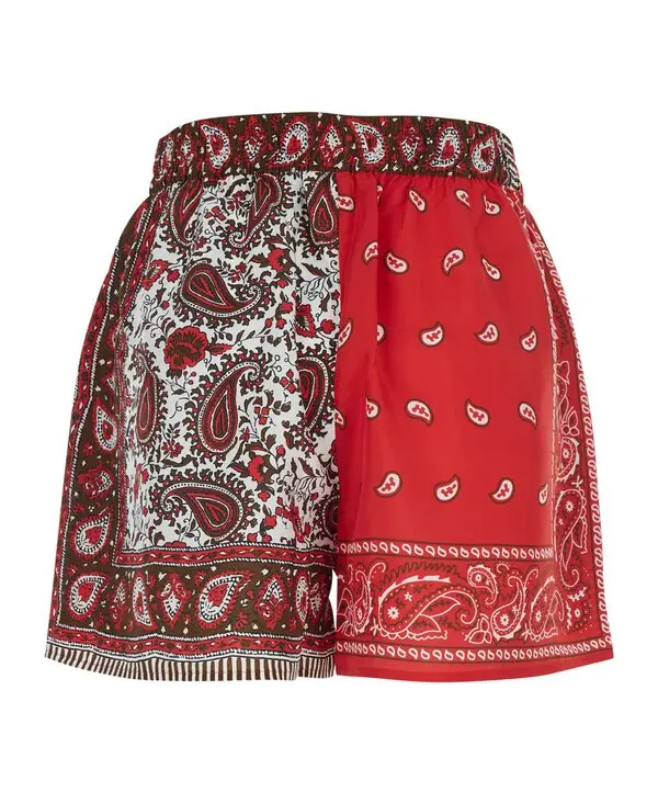 P.a.r.o.s.h Paisley Print Drawstring Shorts
