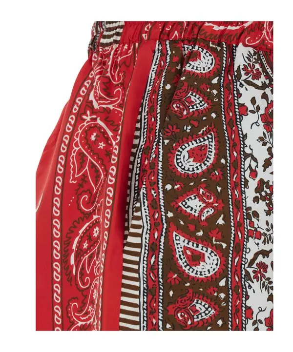 P.a.r.o.s.h Paisley Print Drawstring Shorts