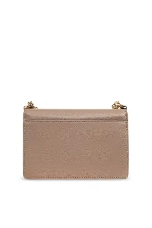 Furla Logo Chain Shoulder Bag - Nude