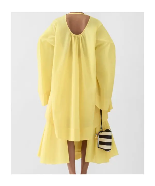 Jacquemus V-neck Sheer Flared Dress