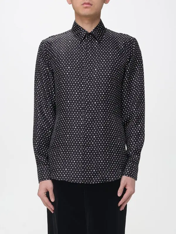 Fendi Micro Falena Dots Printed Long Sleeved Shirt