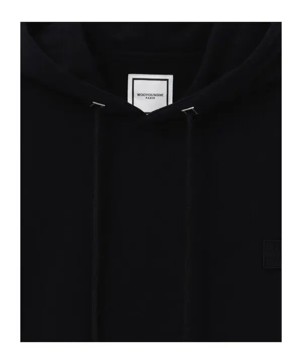 WOOYOUNGMI Floral Print Hoodie - Black