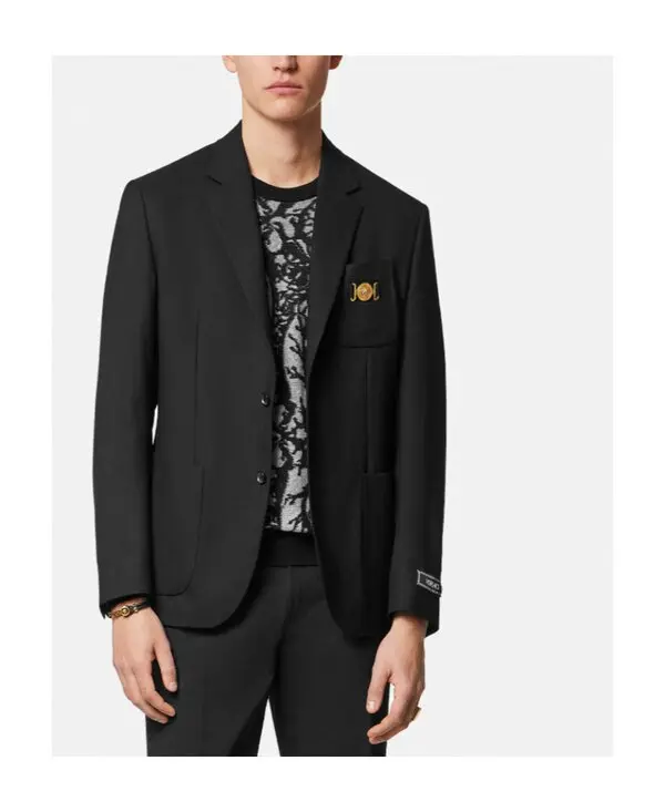 Versace Single-breasted Tailored Blazer