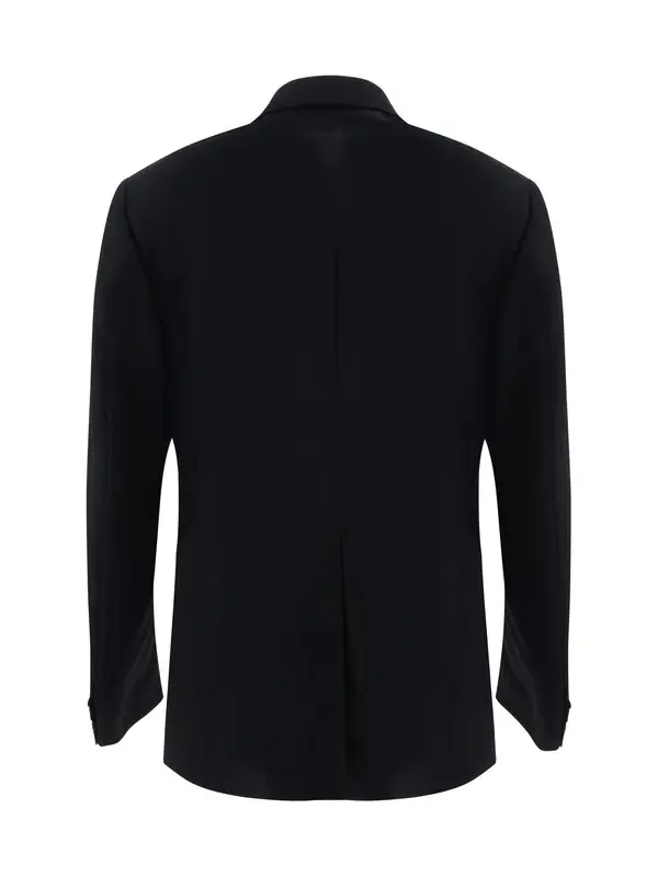 Versace Single-breasted Tailored Blazer - Black