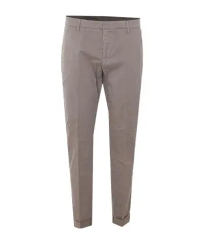 DONDUP Mid-rise Straight Leg Trousers - Gray