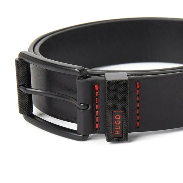 Hugo Boss Leather Belt With Logo Detail