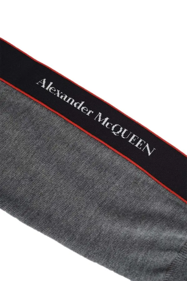 Alexander McQueen Logo Tape Crewneck Jumper