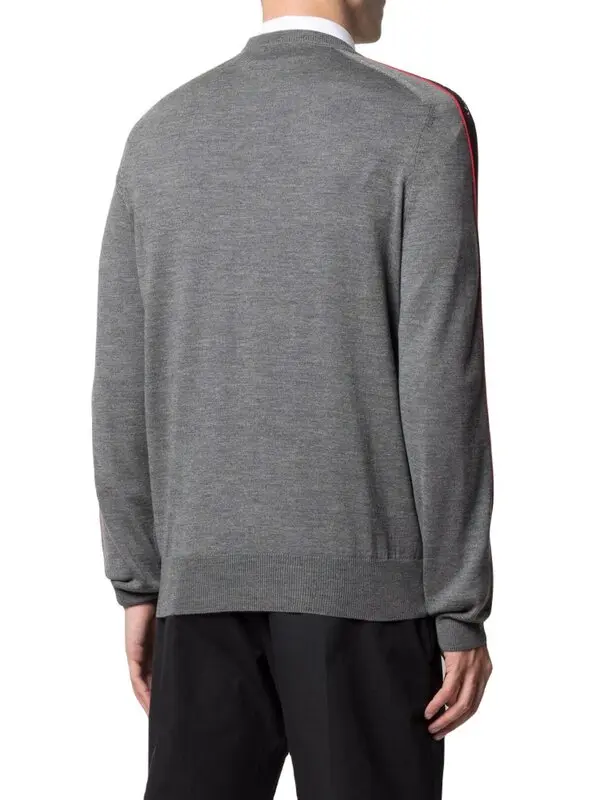 Alexander McQueen Logo Tape Crewneck Jumper