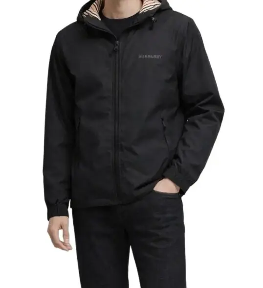 Burberry Printed Hooded Jacket