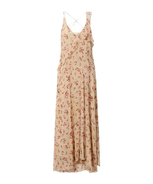 Isabel Marant Étoile Floral Ruffled Maxi Dress - No