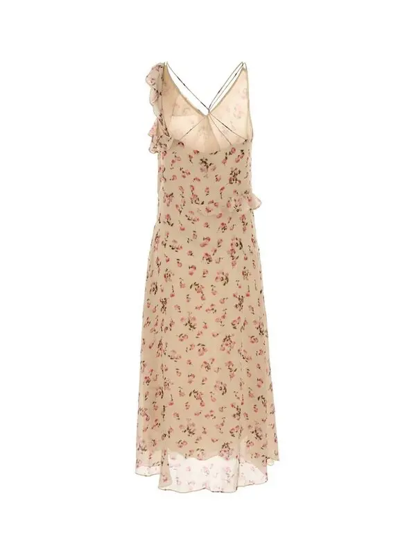 Isabel Marant Étoile Floral Ruffled Maxi Dress - No