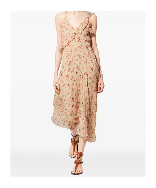 Isabel Marant Étoile Floral Ruffled Maxi Dress - No