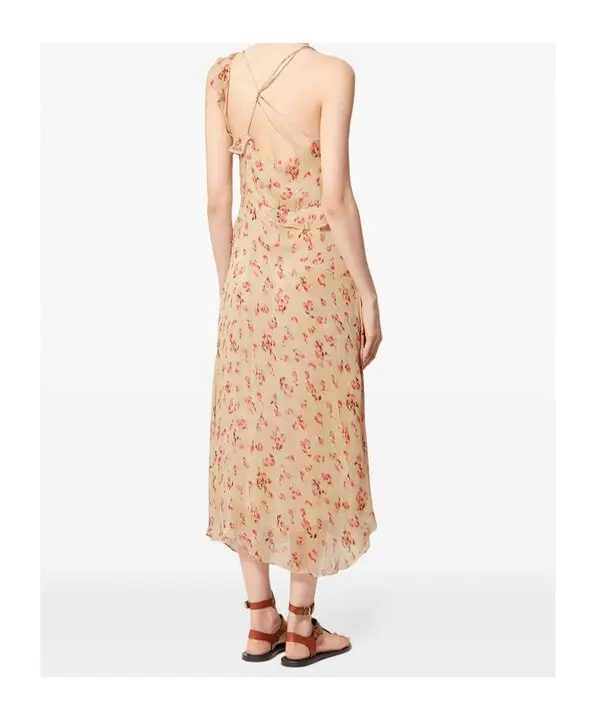 Isabel Marant Étoile Floral Ruffled Maxi Dress - No