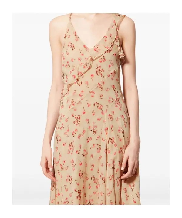 Isabel Marant Étoile Floral Ruffled Maxi Dress - No