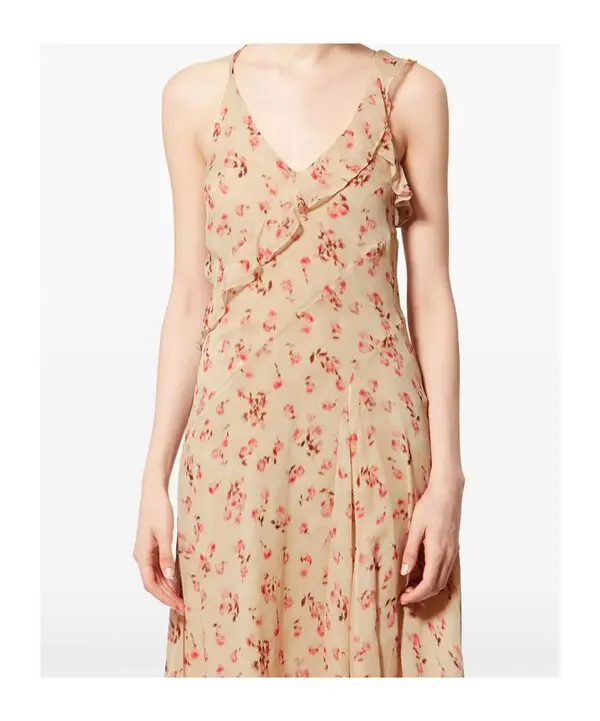 Isabel Marant Étoile Floral Ruffled Maxi Dress - No
