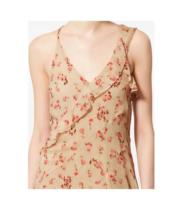 Isabel Marant Étoile Floral Ruffled Maxi Dress - No