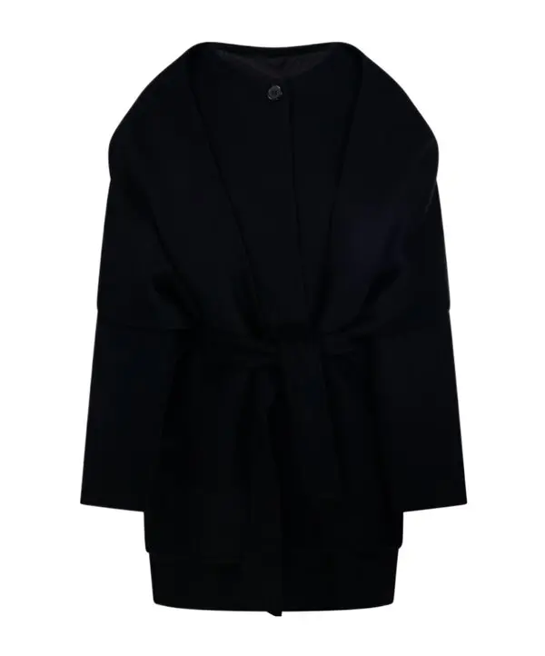 P.a.r.o.s.h Belted Coat - Black