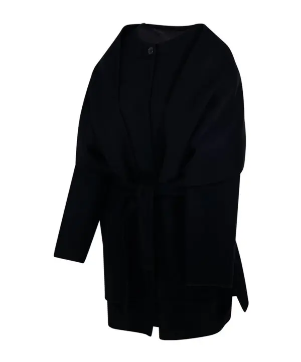 P.a.r.o.s.h Belted Coat - Black