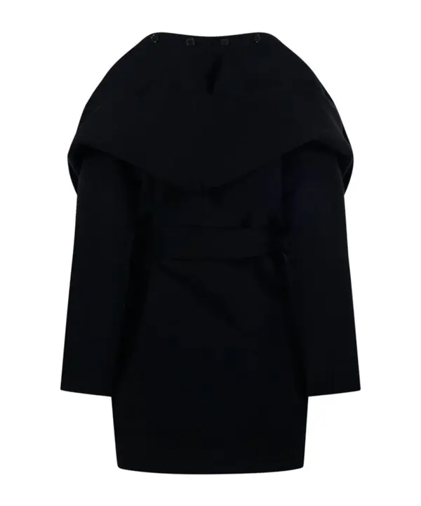 P.a.r.o.s.h Belted Coat - Black