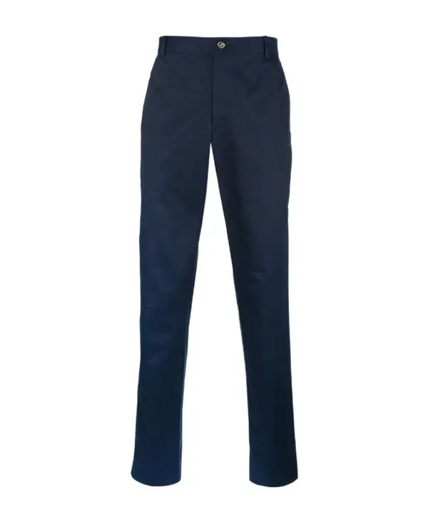 Thom Browne Twill Casual Pants - Navy Blue