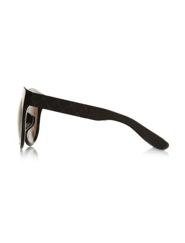 Bottega Veneta Round Frame Sunglasses - Black