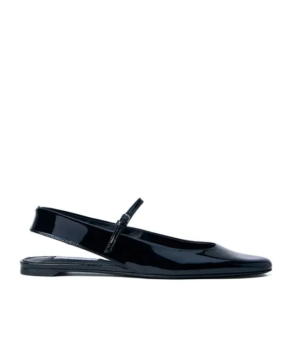 TOTEME Slingback Leather Pumps - Black