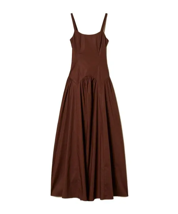 TWINSET Open-back Maxi Dress - Brown