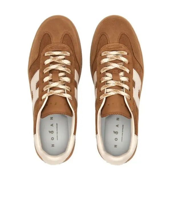Hogan Platform Lace-up Sneakers - Brown