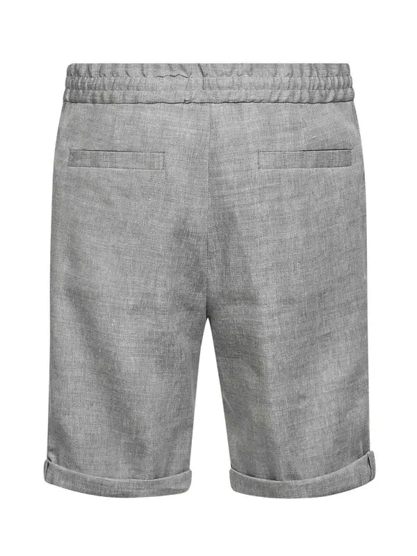 Brunello Cucinelli Pleated Drawstring Shorts - Gray