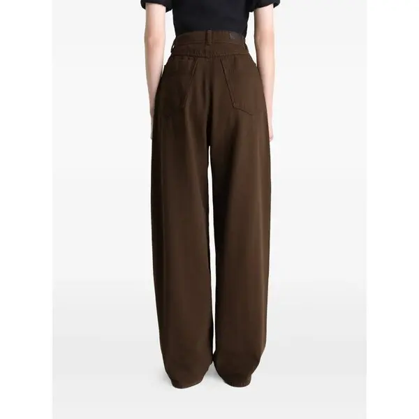LEMAIRE Wide-leg Cotton Twill Trousers - No