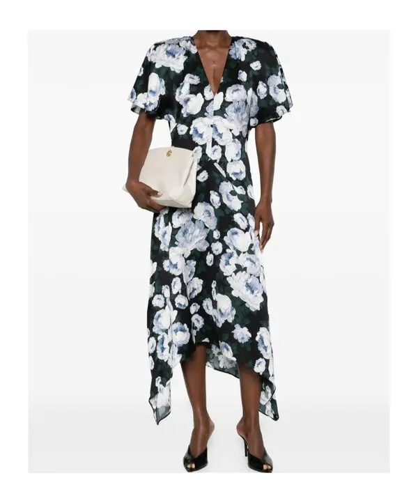 Stella McCartney Floral Print Midi Dress