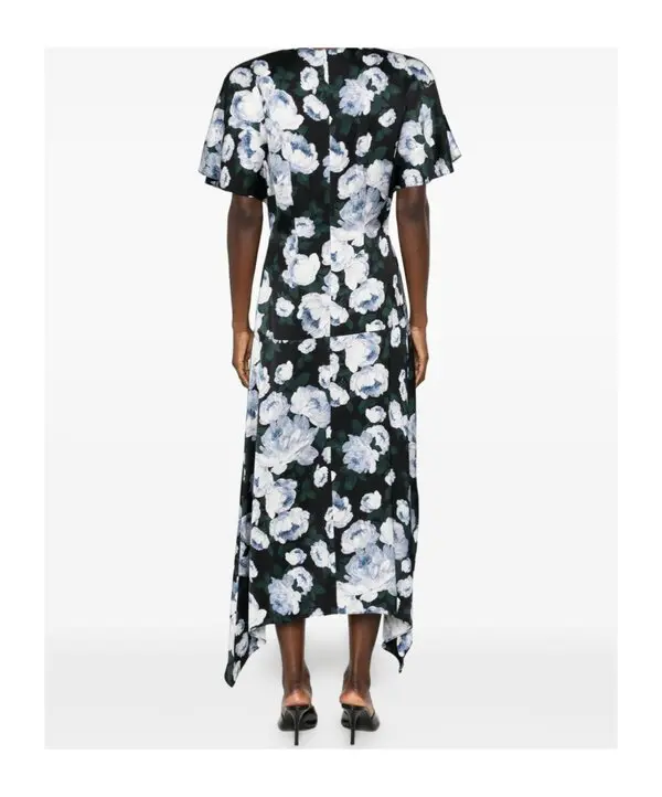 Stella McCartney Floral Print Midi Dress