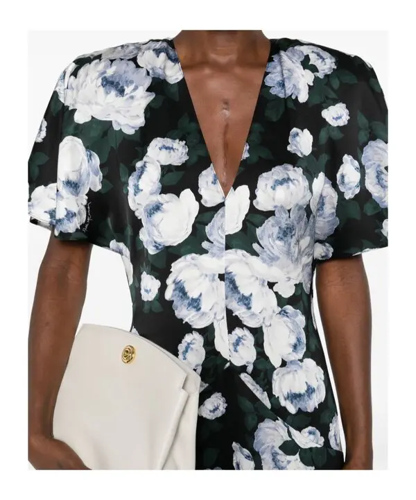 Stella McCartney Floral Print Midi Dress