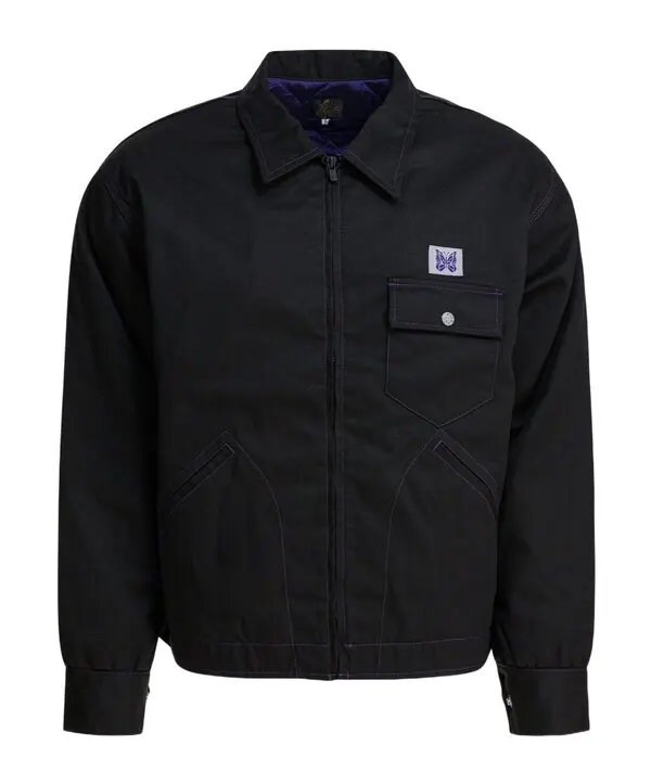 Needles Zipped Logo Patch Jacket - Black