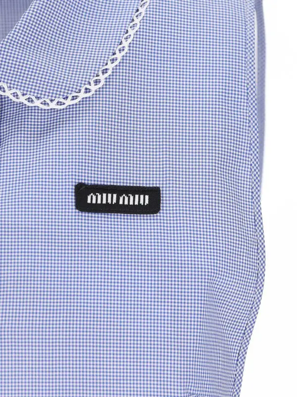 Miu Miu Embroidered Mini Dress