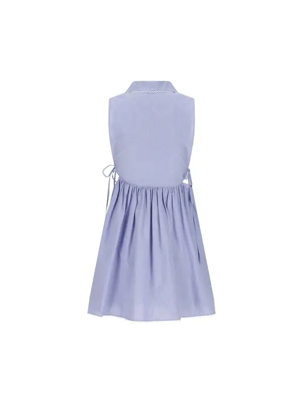 Miu Miu Embroidered Mini Dress