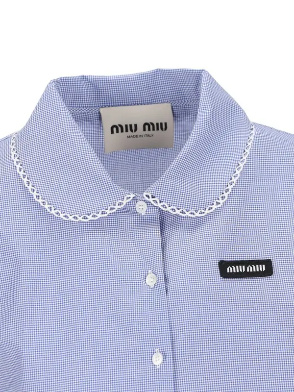Miu Miu Embroidered Mini Dress