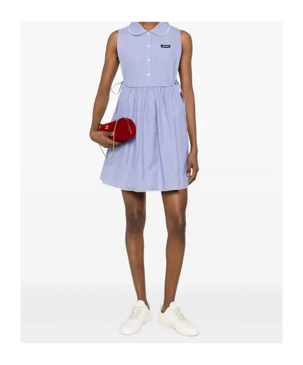 Miu Miu Embroidered Mini Dress